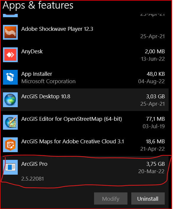 Solved: Error while installing ArcGIS Pro for the first ti... - Esri ... Solved: Error while installing ArcGIS Pro for the first ti... - Esri ...